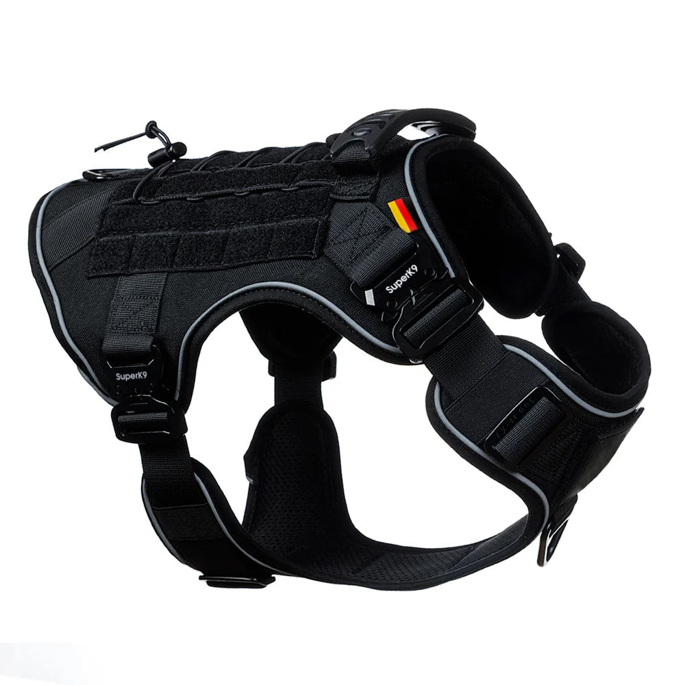 Ham Super K9 Extreme, catarama Cobra, banda reflectorizanta, NEGRU